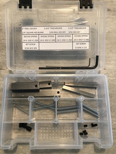 1/2” Square Shank Snap Ring Groove Cutter Kit For Portable Line Boring ...
