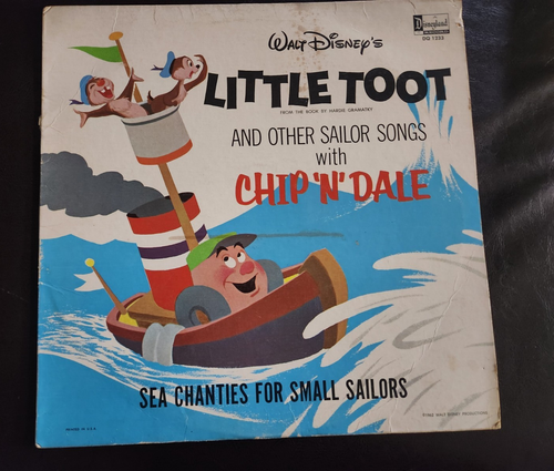WALT DISNEY'S LITTLE TOOT AND OTHER SAILOR SONGS - Vinyl Record Album ...