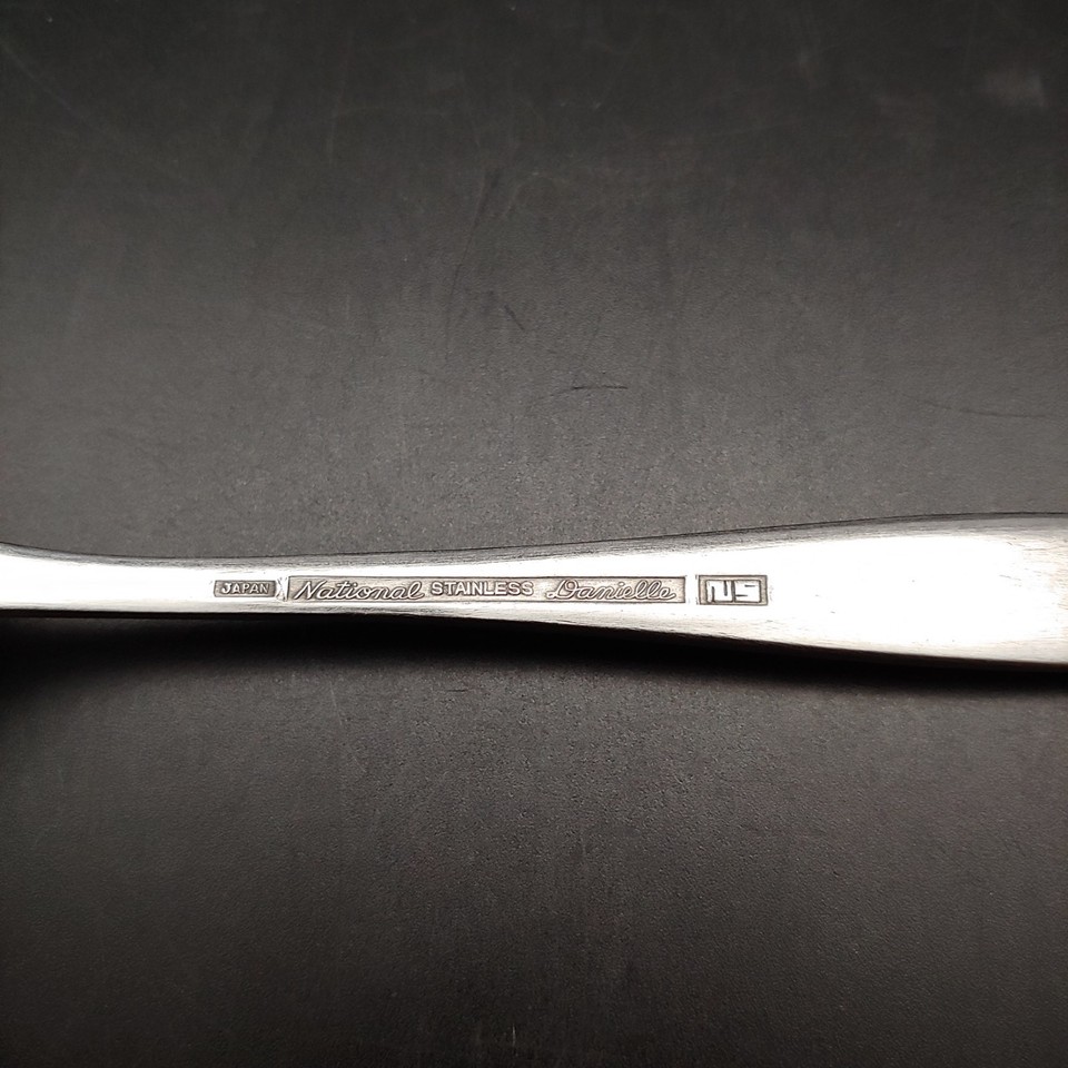 4 National Stainless Danielle Dinner Forks - 7 3/8" Stainless Steel ...