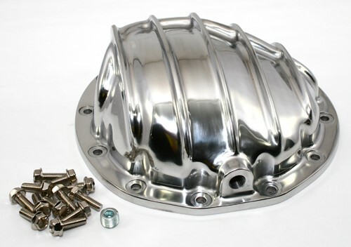 Polished Aluminum Finned Differential Cover Chevy GM 12Bolt 12 Bolt ...