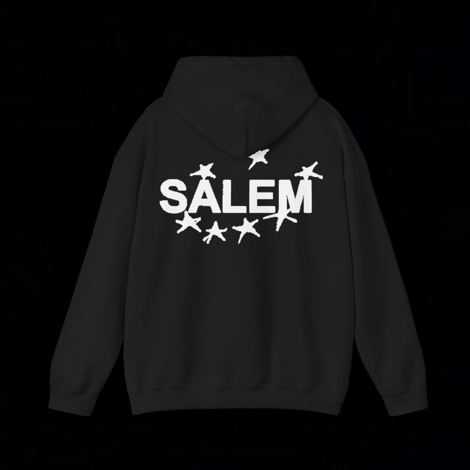 Salem Collegiate logo hoodie S4lem Witch House Electronic Band grunge ...