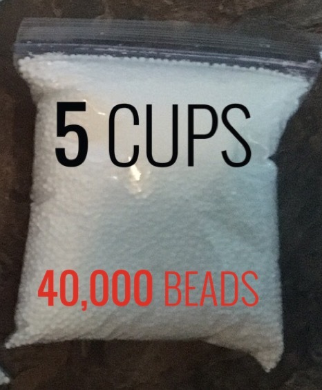 Bean Bag Filler Polystyrene Slime DIY Gift Foam Beads Foam Balls New | eBay