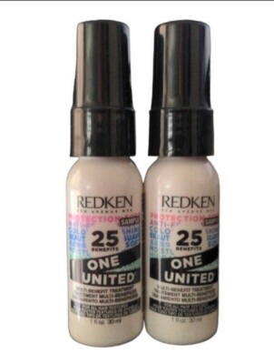 2 x Redken 25 Benefits One United Multi-Benefit Treatment Spray 1 oz ...