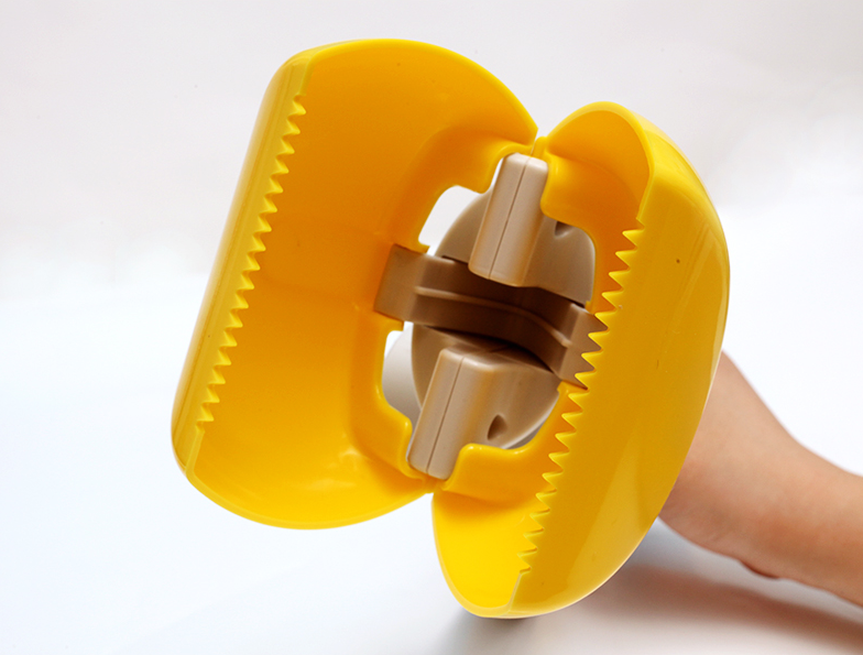 Yellow Dog Pooper Scooper Poo Picker Easy Pickup Pet Cat Scoop Grabber ...