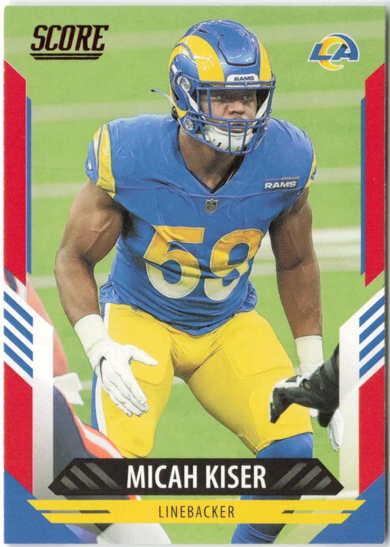 2021 Score - Micah Kiser #254 Red for sale online | eBay