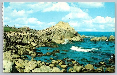 Postcard Point Joe And The Restless Sea Pebble Beach CA VTG c1970 F11 ...