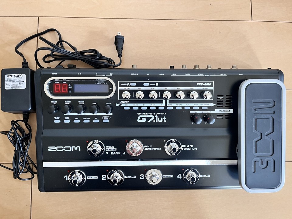 ZOOM G7.1ut Guitar Effects Console Processor With Adapter From Japan | eBay