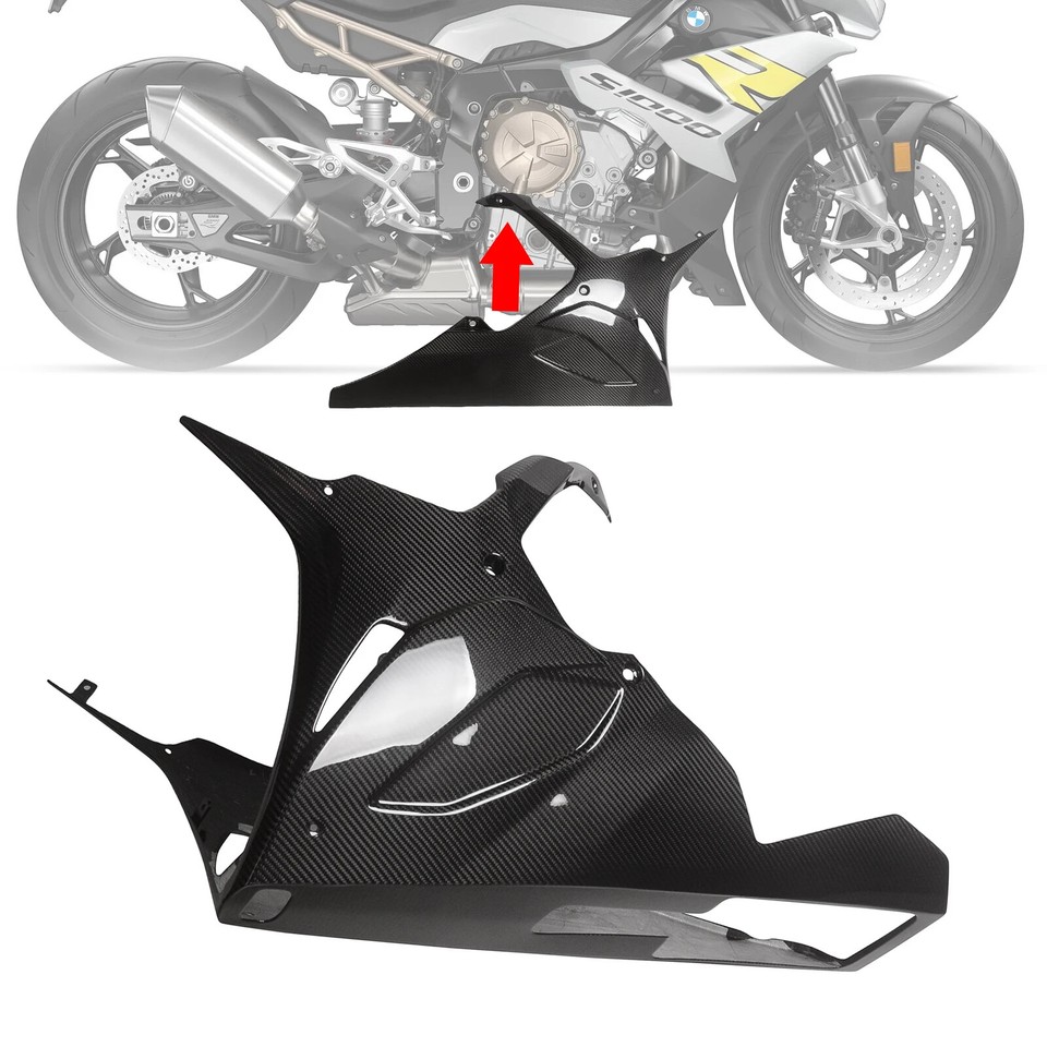 Fit For BMW S1000RR 20-22 Carbon Fiber Belly Pan Engine Exhaust Cover ...