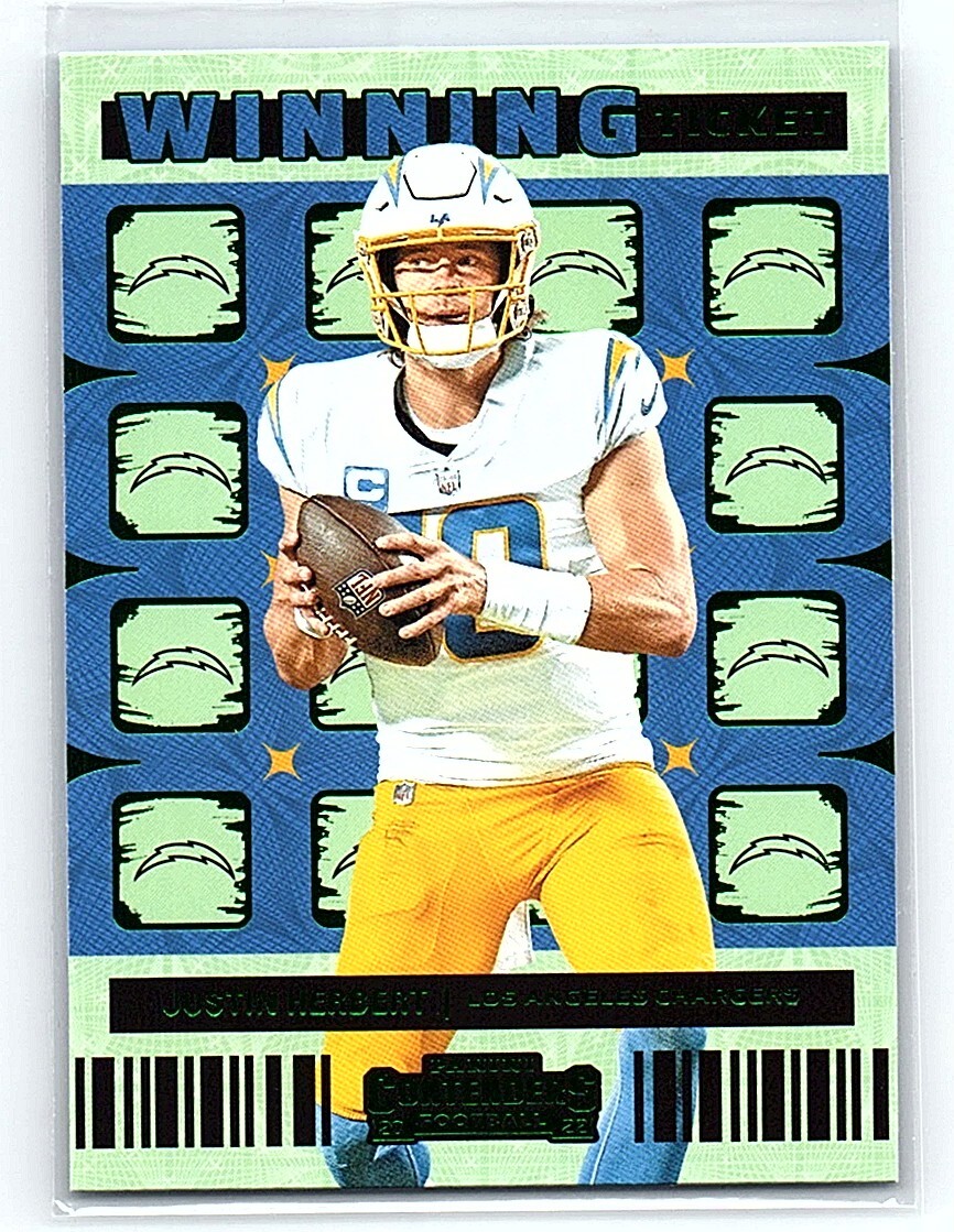 2022 Winning Ticket Justin Herbert Los Angeles Chargers #WT-JHE | eBay