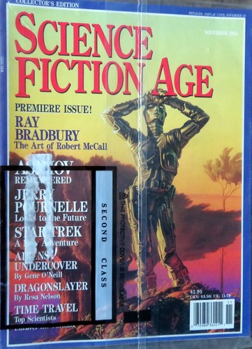 SCIENCE FICTION AGE - PREMIERE ISSUE - November 1992 - NEW - Ray ...
