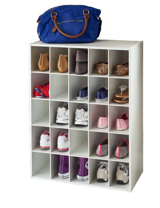 Shoe Rack Cube Storage Organizer Cabinet Closet Shelf Unit Stand 25 ...
