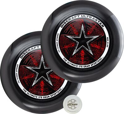 Two-Pack Black Ultrastar Ultimate Discs - Standard Size Varied Foil ...