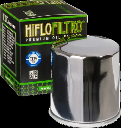 Hiflofiltro Premium Spin Chrome Paper Oil Filter Yamaha Vmax 1200 96-07 ...