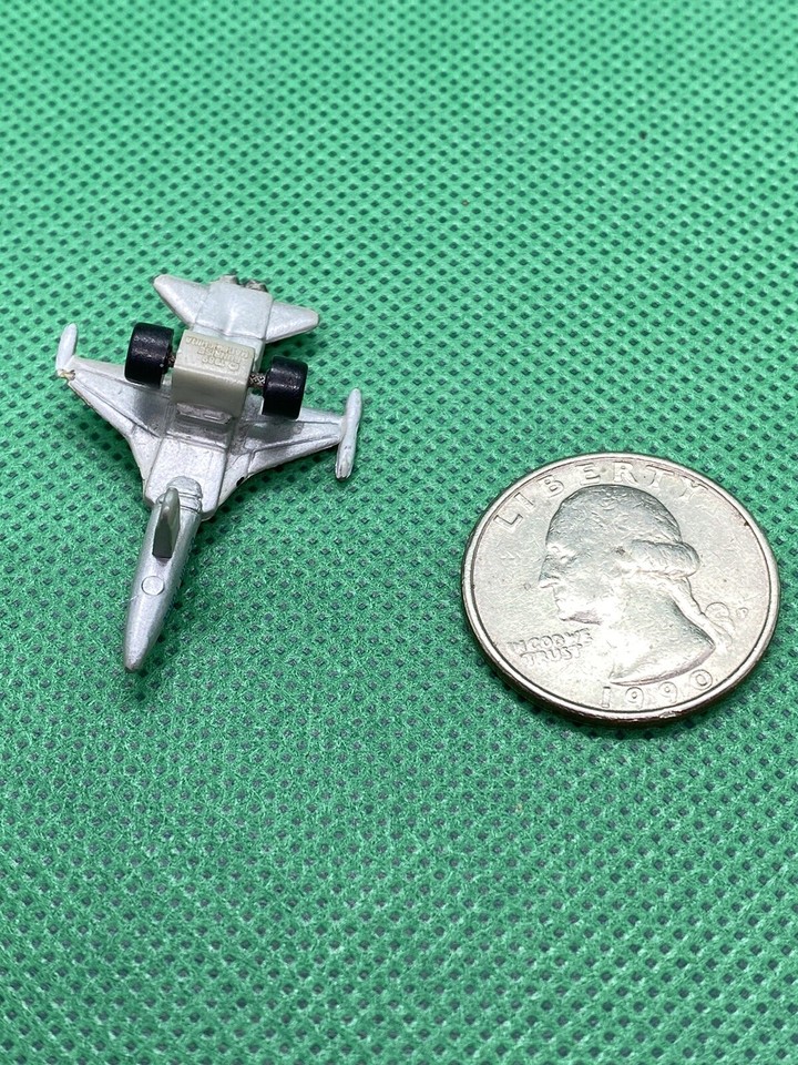 Micro Machines Funrise 1988 mini USAF Fighter Jet Gray w/ Blue | eBay