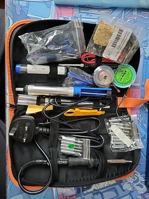 Soldering Iron Kit with UK Plug Generic Soldering Iron Kit With Case ...