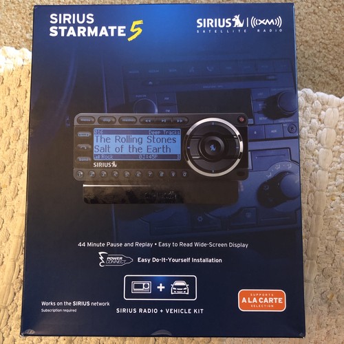 Sirius Starmate 5 Satellite Radio, Car Kit, Cables, Remote, Antenna ...