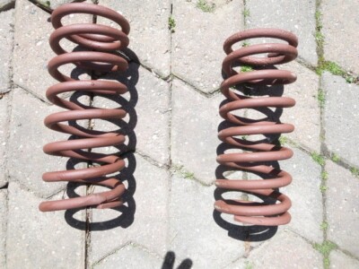 Austin Healey 100-4 BN1 BN2 Pair of USED Coil Springs Cleaned & Primed ...
