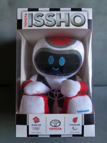 TOYOTA ISSHO COLLECTABLE PLUSH SOFT TOY TEAM GB OLYMPICS MASCOT BRAND ...