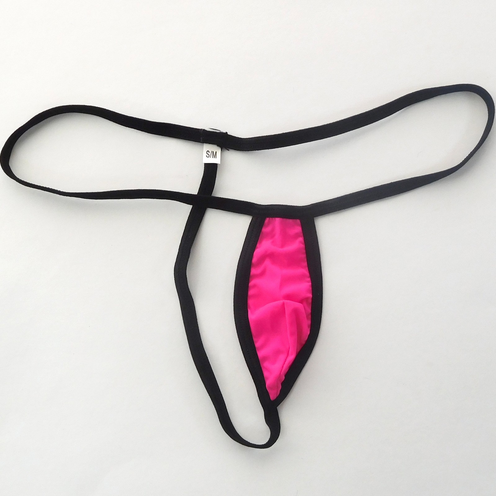 K203 String Thong FUNNY Tiny Pouch Cannot Covered Men Goods Soft Thin ...