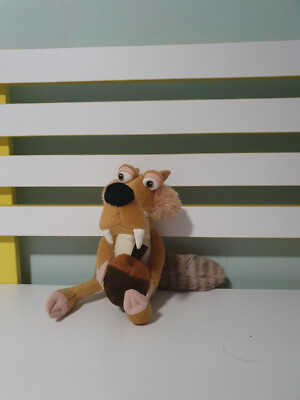 SCRAT PLUSH TOY ICE AGE HOLDING HIS NUT 16CM DREAMWORKS | eBay