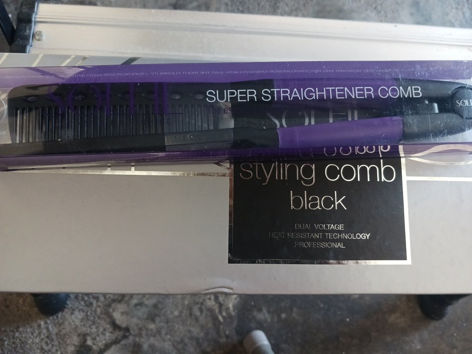 Soleil Styling Comb Heat Brush Dual Voltage 450 ~ BRAND NEW!!! | eBay