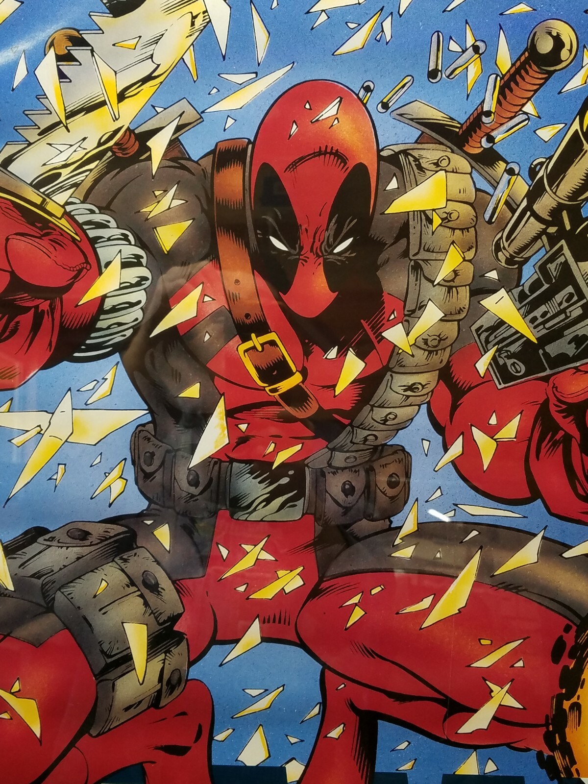 1993 Marvel Deadpool Poster Art 34 X 22 HTF | eBay