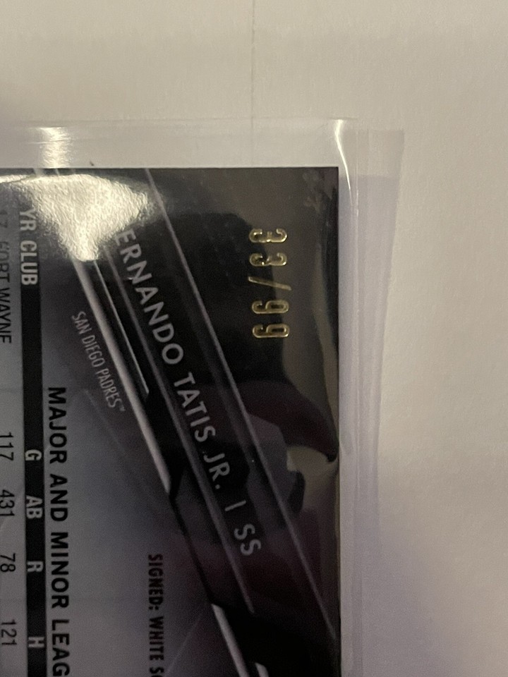 2020 Topps Chrome Black Fernando Tatis Green Refractor | eBay