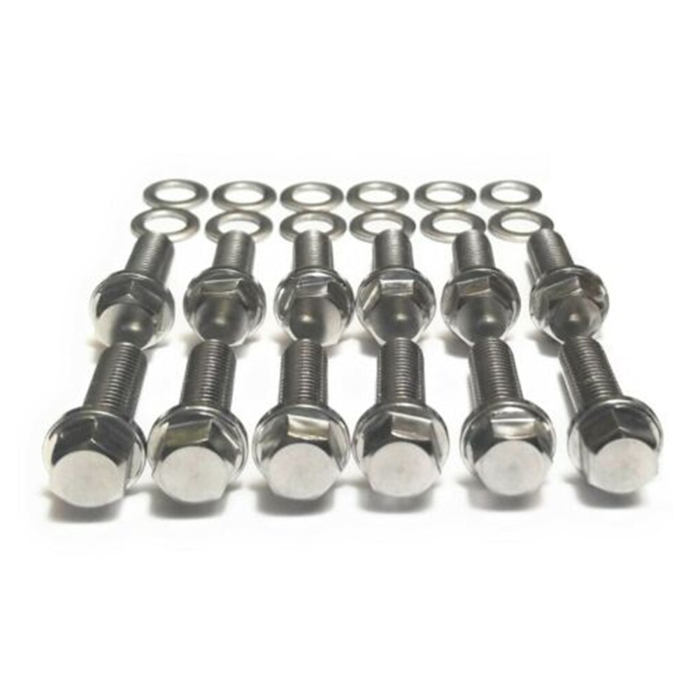 Stainless Steel Bolt Kit For Chevy LS LT Exhaust Manifold Header LS1 ...