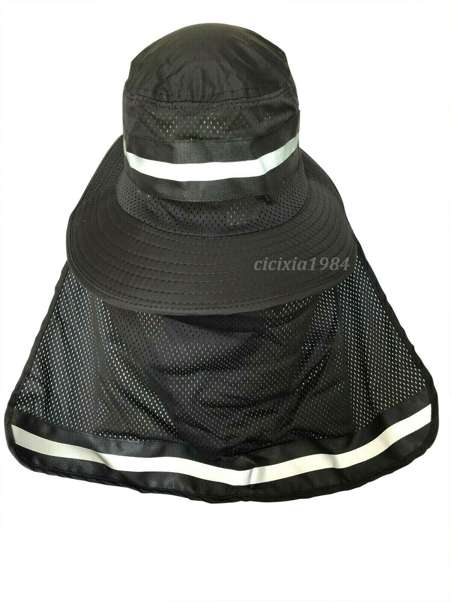Sun Hats 2-Pack High Visibility Reflective Sun Hat With Neck Flap - UV ...