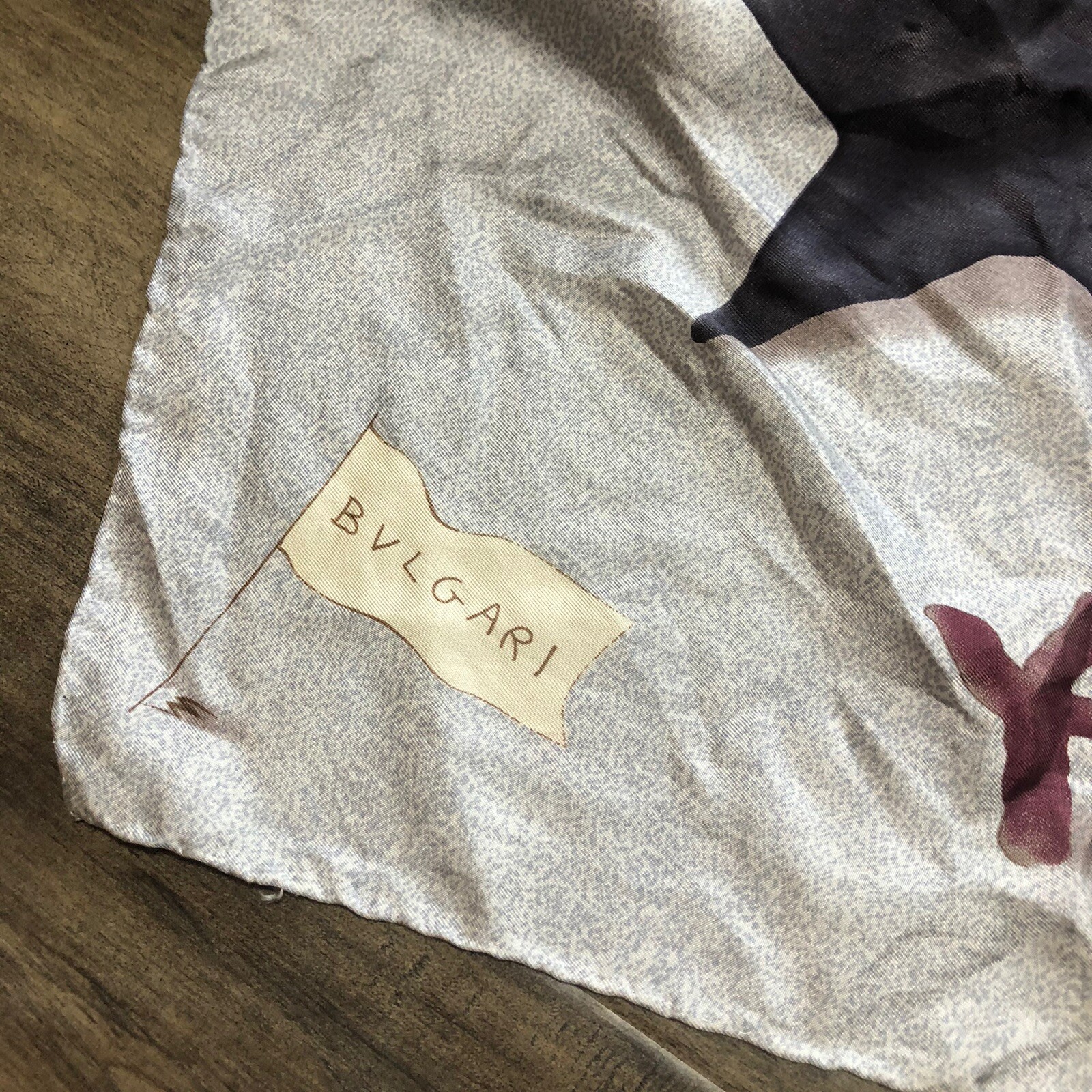 BVLGARI BULGARI PIZZIGONI SIGNED SILK 34" SILK SCARF … - Gem