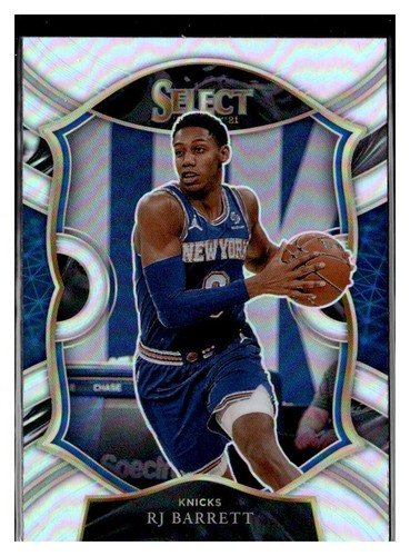 2020-21 Panini Select #40 RJ Barrett Silver Prizms New York Knicks | eBay