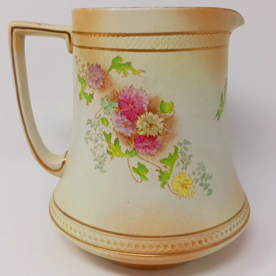 Antique Early 1900s The Foley Cream Medium Semi-Porcelain Floral Leaves ...