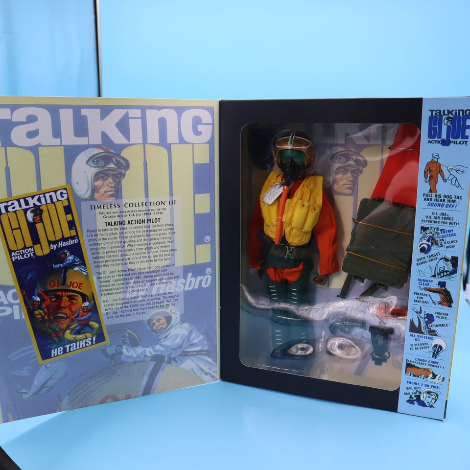 GI Joe Timeless Collection III Talking Action Pilot Brand New Sealed ...