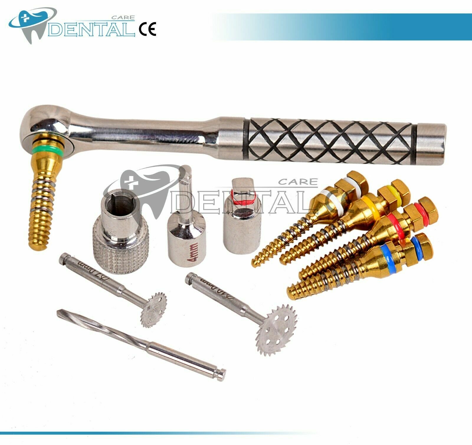 Dental Bone Expander Kit Sinus Lift With Saw Disks Dental Implant Instruments | eBay