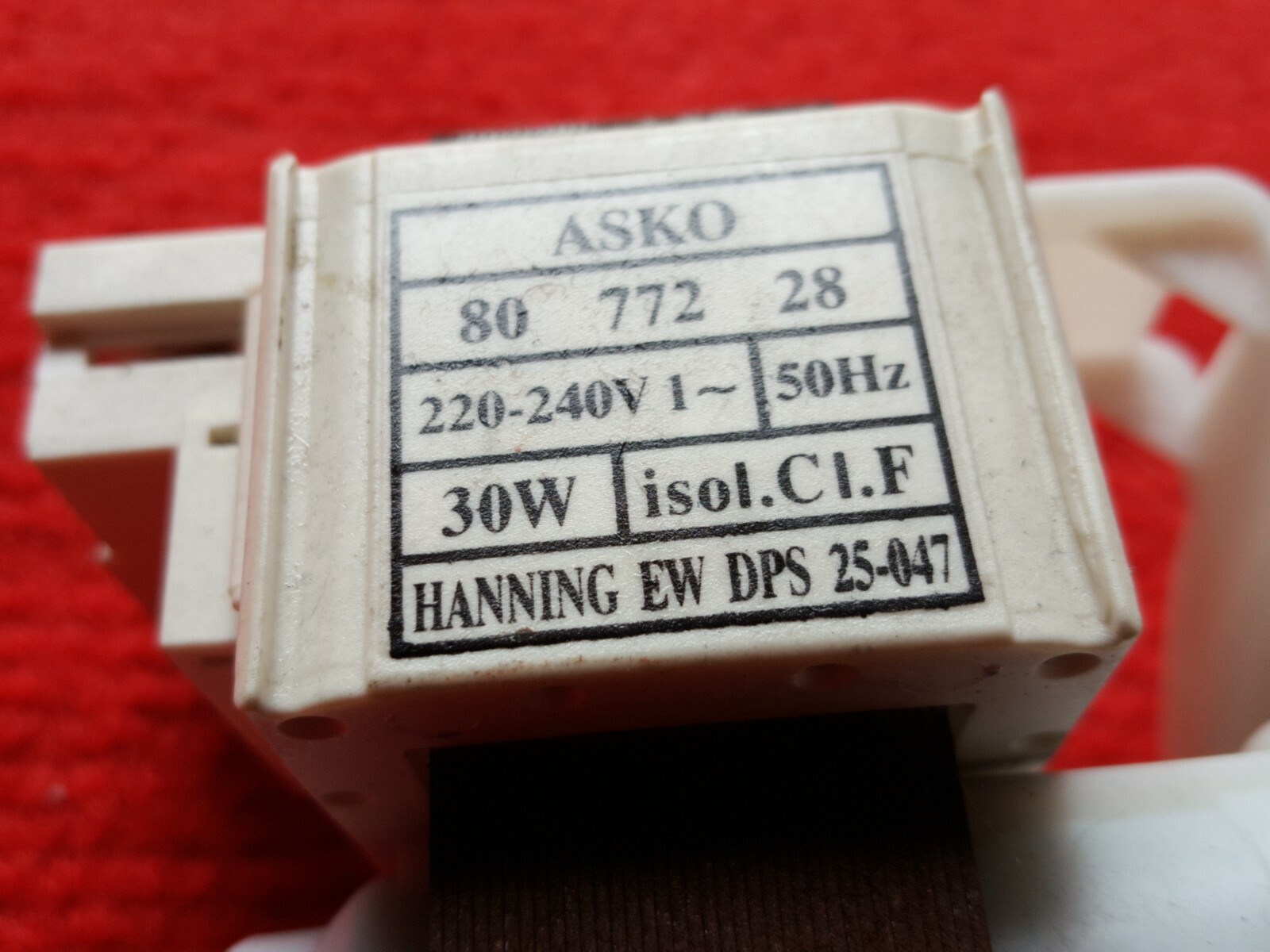 Genuine Asko Washing Machine Drain Pump W6444 #8077228 | eBay