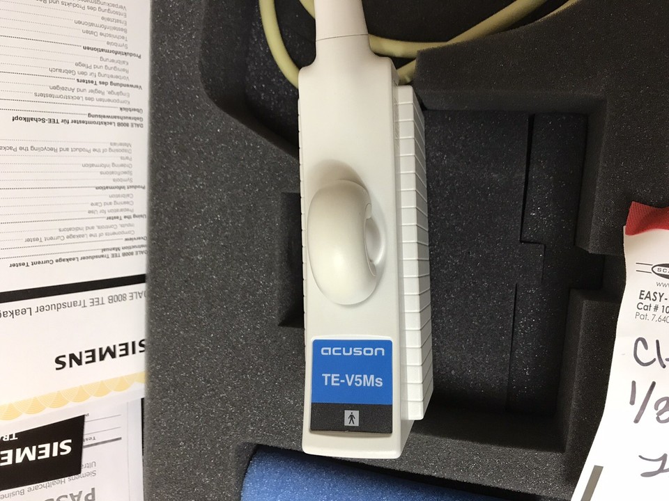 Siemens Ocuson TE-V5Ms TEE Ultrasound Probe Transducer With Case | eBay