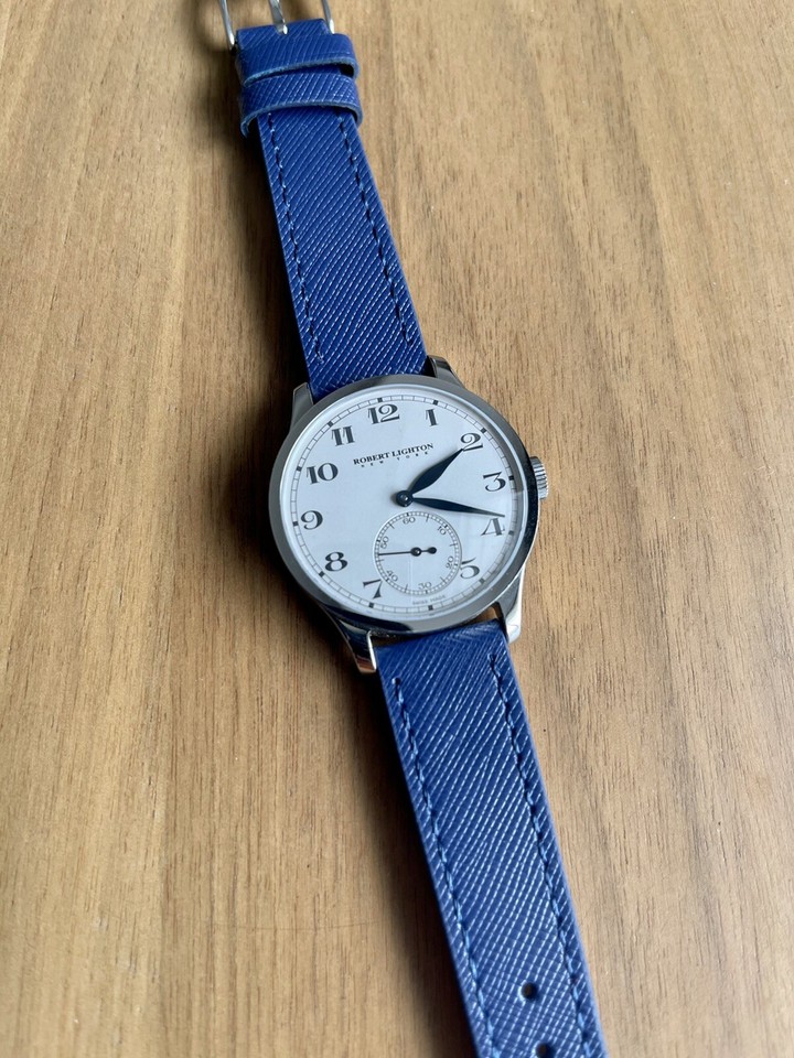 robert lighton empire watch swiss automatic with box and oem strap ...