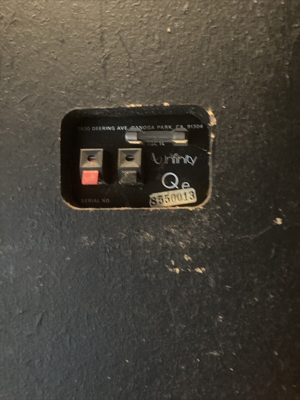 Vintage Infinity Qe Speakers W/ Emit Tweeters- Working | eBay