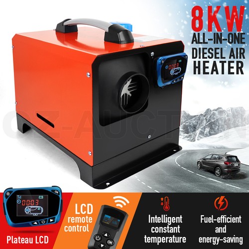 All-in-one 12V 8KW LCD Remote Control Diesel Air Heater Parking Heater ...
