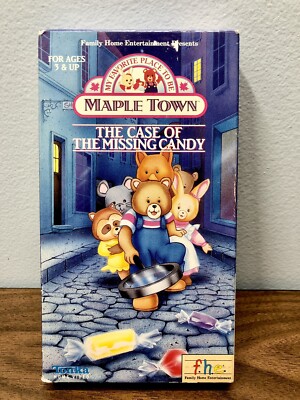 RARE 1998 Maple Town - The Case of the Missing Candy - VHS TAPE FHE ...