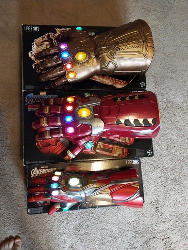 Marvel Legends Series Avengers Infinity Gauntlet Power Gauntlet and NanoGauntlet | eBay