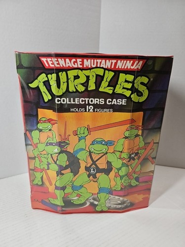 Vintage TMNT Teenage Mutant Ninja Turtles Collectors Case Holds 12 LOT ...