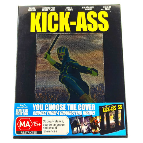 Kick-Ass - Limited Edition - Alternate Covers - Blu-ray - Reg All | eBay