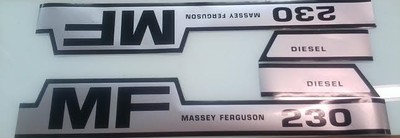 Massey Ferguson 230 Hood Decals | eBay