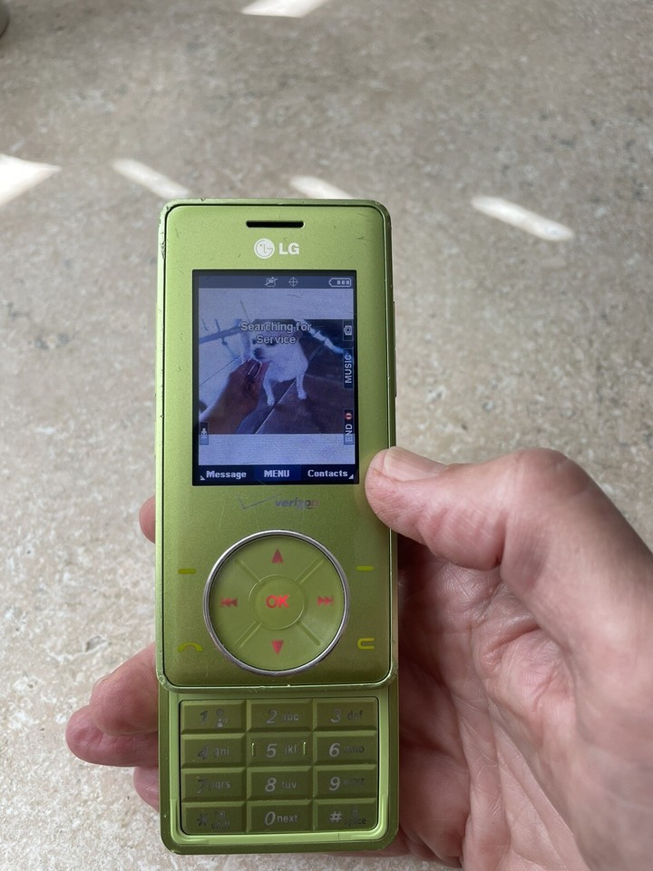 LG Verizon Chocolate Phone Green in Box Read Description | eBay