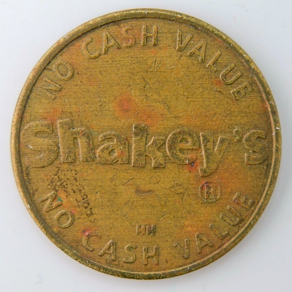 Shakey's Pizza Family Fun Game Video Arcade Token i212 | eBay