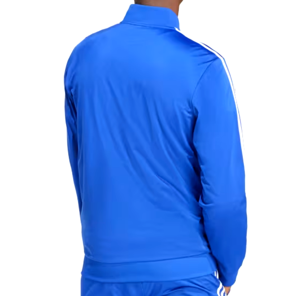 NEW ADIDAS MEN'S ESSENTIALS 3 STRIPES TRICOT TRACK JACKET~ LARGE # ...