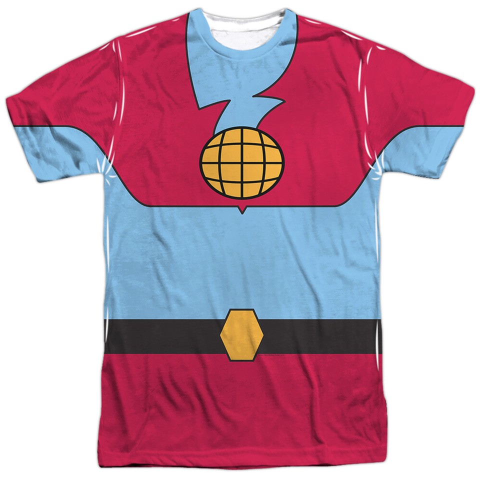 Captain Planet Costume Unisex Adult Halloween Costume T Shirt, S-3XL | eBay