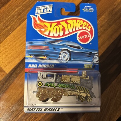 Hot Wheels 1998 Rail Rodder Gray Variation Green Tampos #850 NIP | eBay