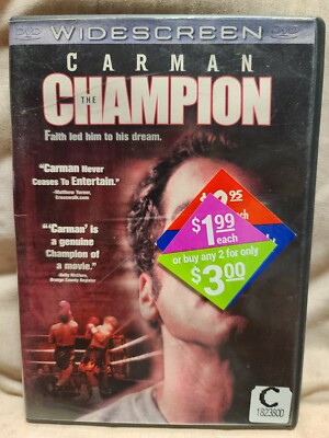 SHELF162G DVD ~ Carman the champion | eBay